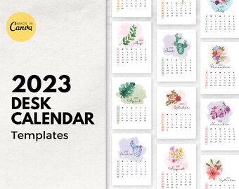 Canva 2023 Calendar - Etsy UK