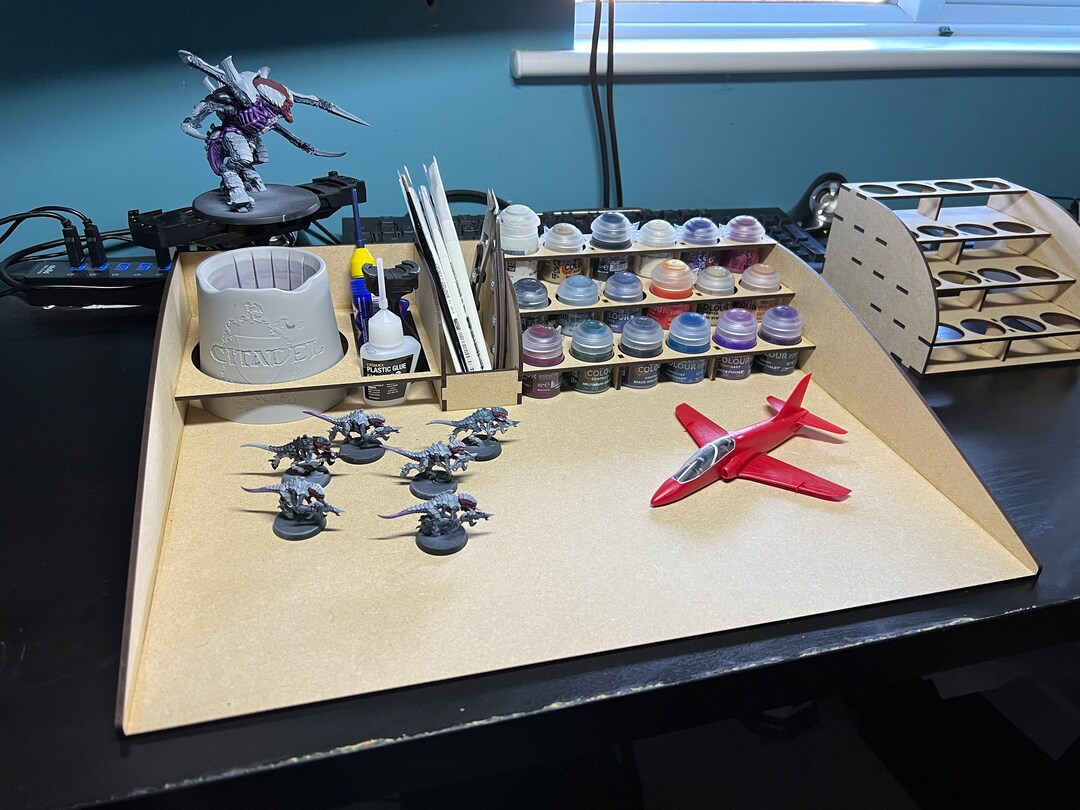 Hobby Modelling Workstation - Large - MDF Laser-cut Kit 45cm X 35cm - Etsy