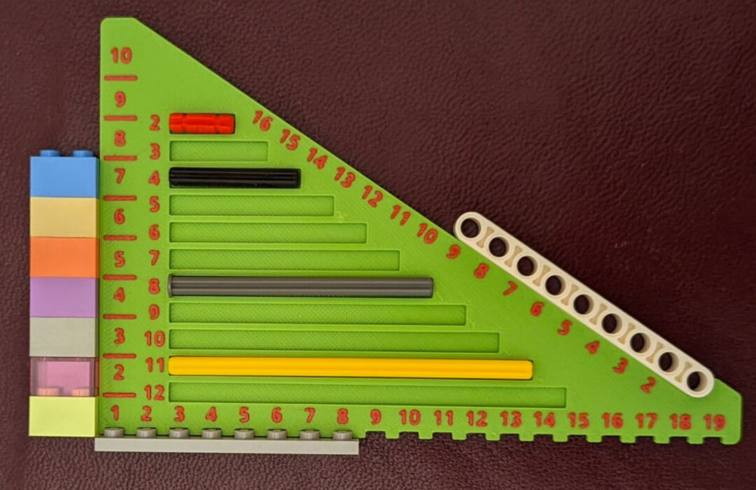 Lego Ruler 3D Printed - Etsy