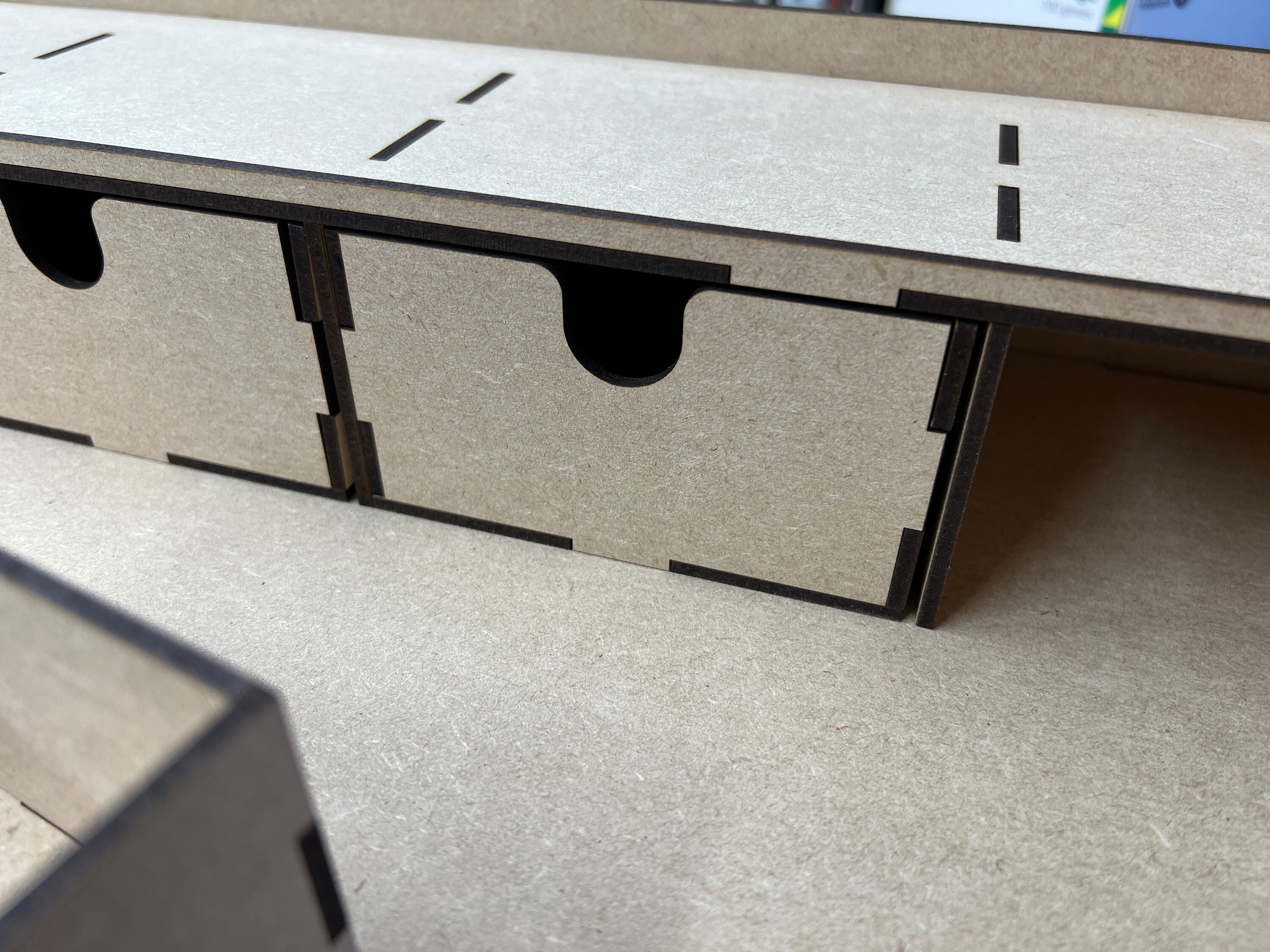 Hobby Modelling Workstation With Drawers - MDF Laser-cut Kit 45cm X ...