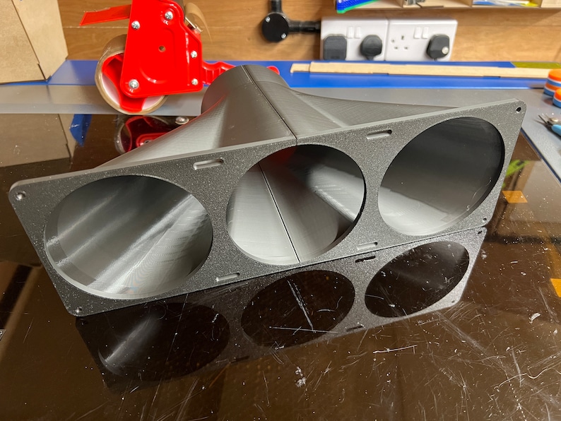 120mm Triple Fan to 4 Inch or 3 Inch Duct | Perfect for PC Modding - Etsy