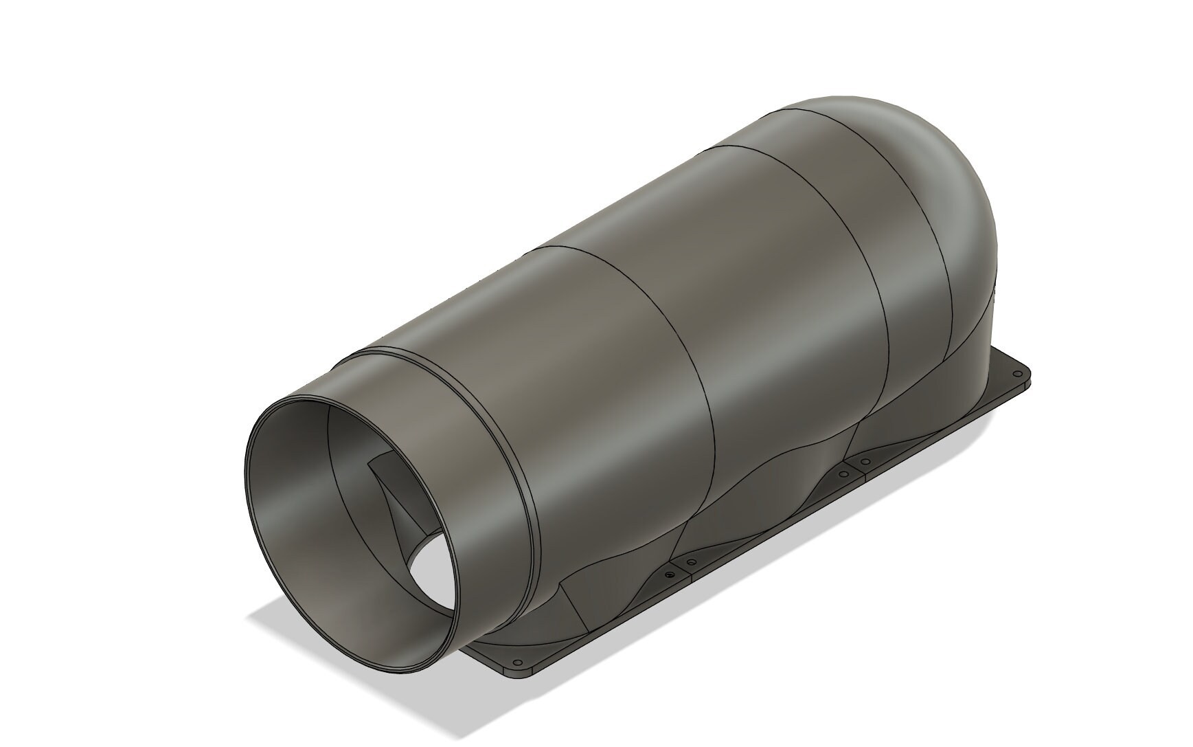 Triple 120mm Fan to 6 Inch Inline Duct - Kit (requires Some Assembly ...
