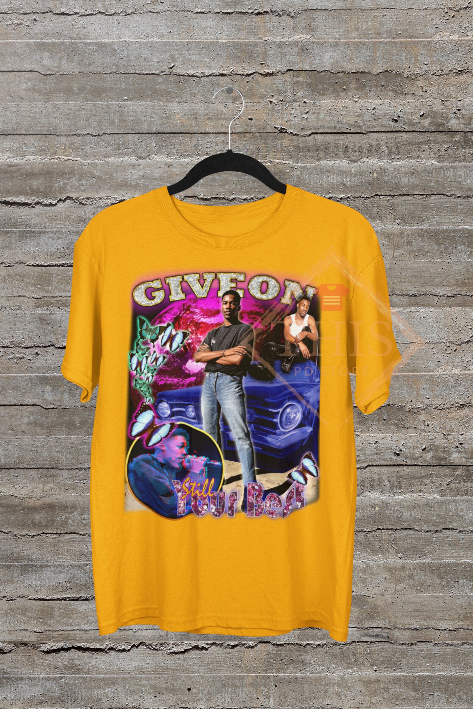 Giveon Shirt Vintage 90s Bootleg Rap , Bootleg Rap Tshirt Unisex Famous Design Women and Men Tee ...