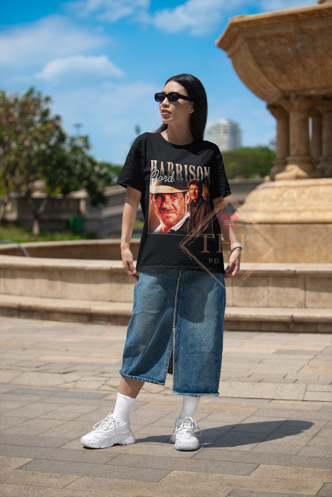 Retro Harrison Ford Shirt Harrison Ford Homage Tshirt Harrison Ford Fan ...