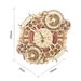 Wall Clock/time Engine Calendar 3D Puzzle, Wooden Mechanical Model Kit ...