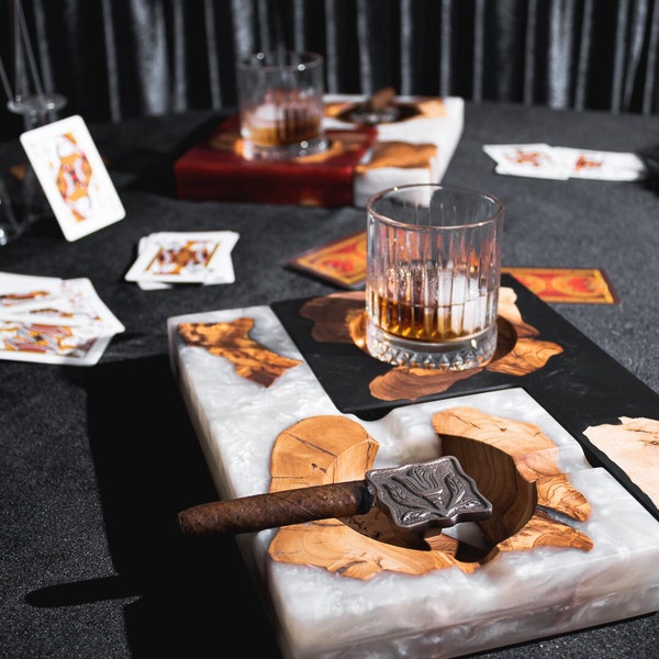 Wood Cigar Ashtray - Etsy