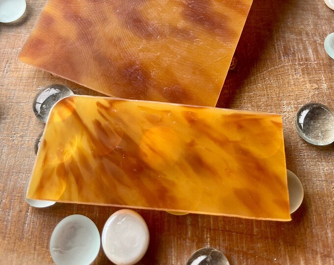 Light Tortoiseshell 4mm - Casein/galalith Sheet - Etsy