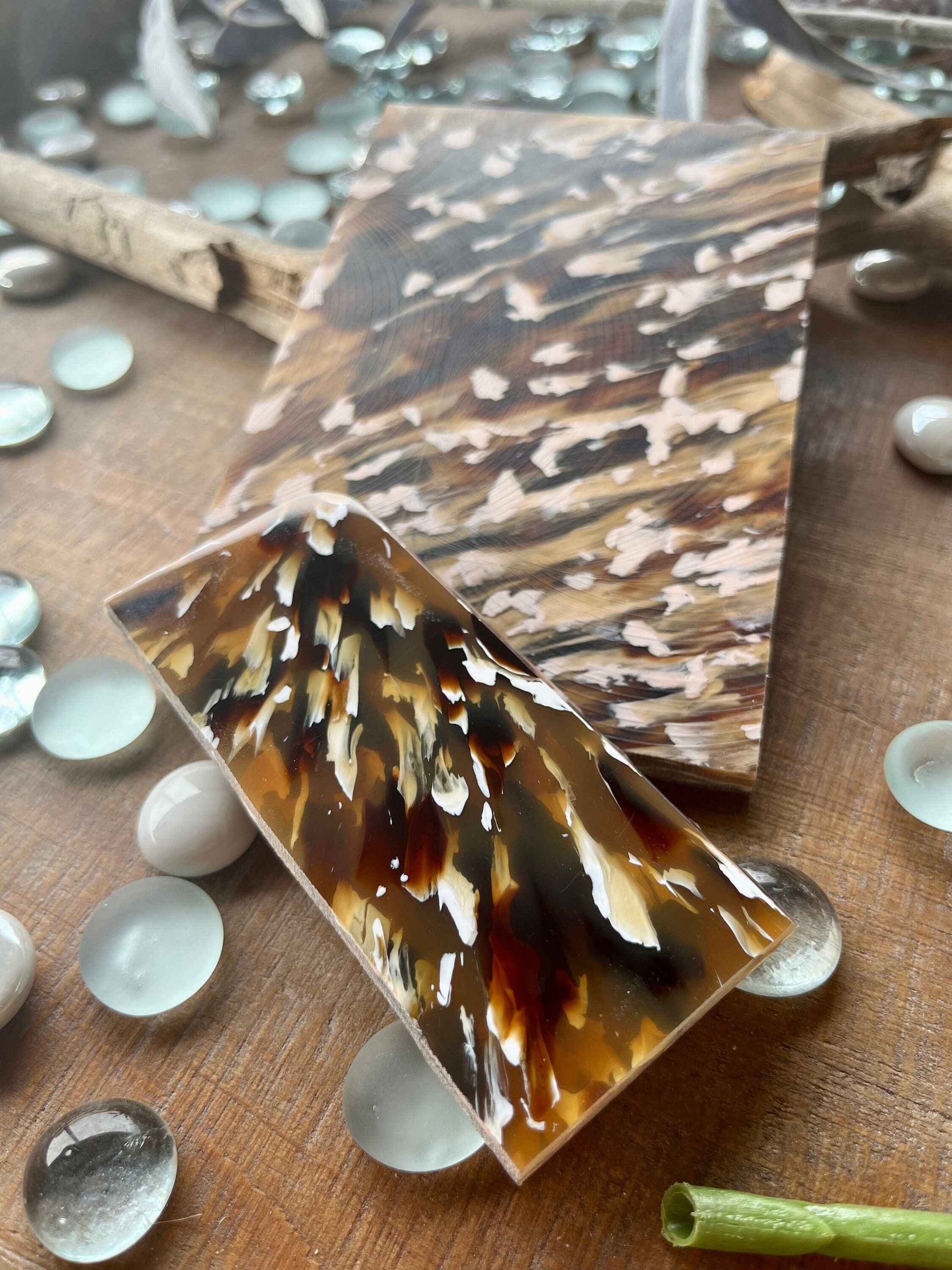 Moose Tracks 8mm Casein/galalith Sheet | Etsy