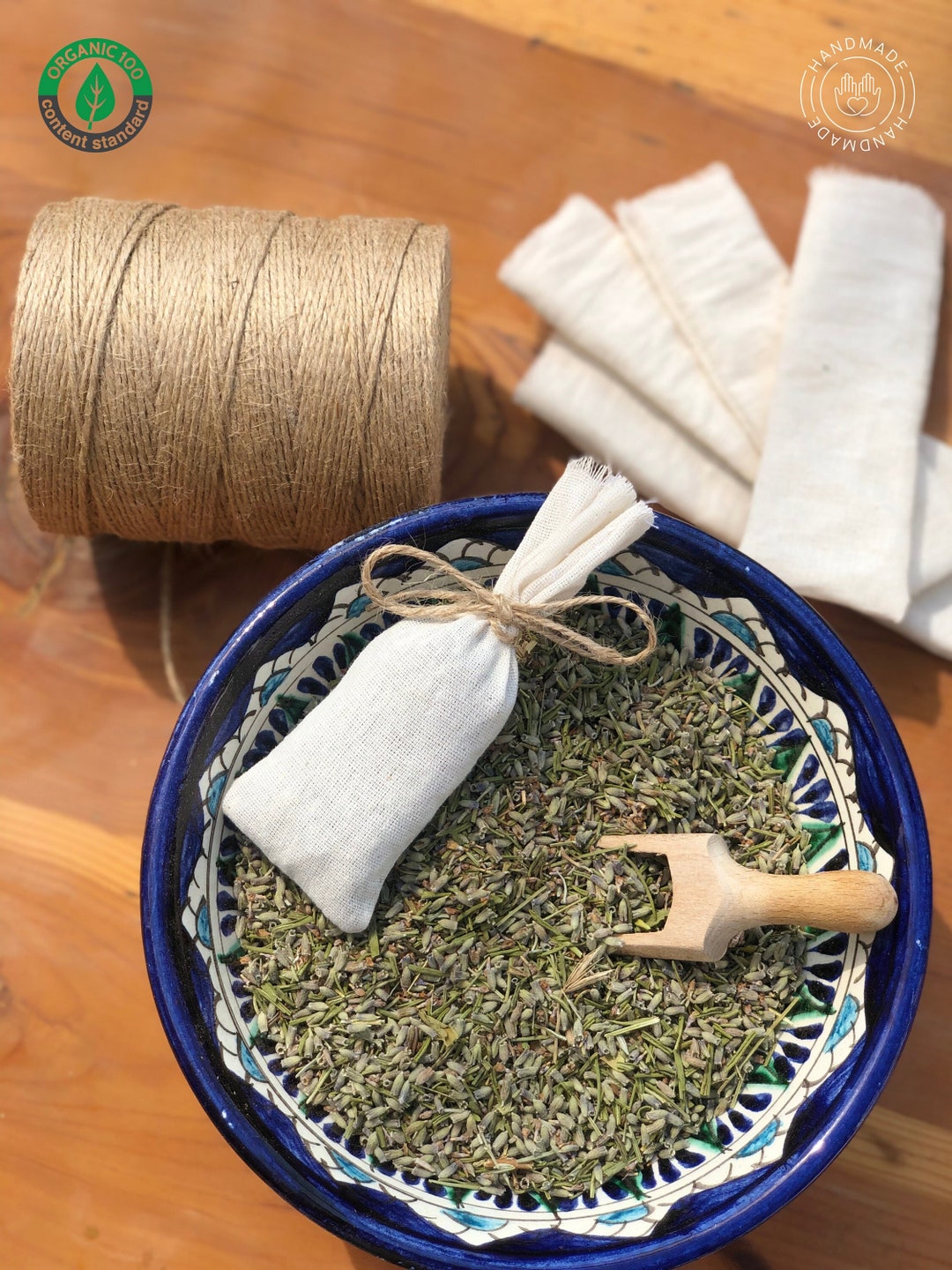 Cotton Lavender Sachet Set: Organic Calming Scent Bags - Etsy