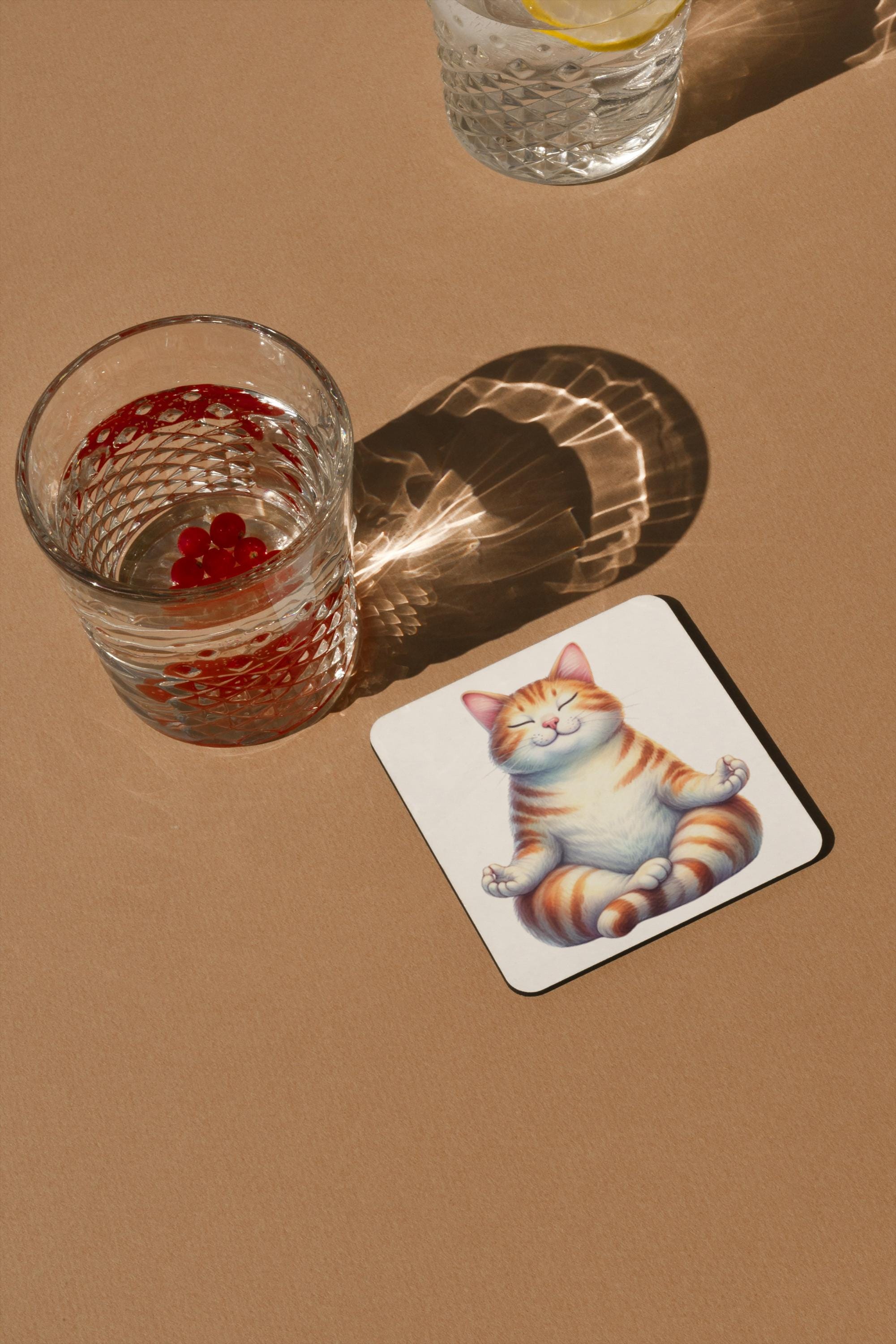 Zen Kitty Pngs | Spiritual Cat | Cute Meditation Graphics | Instant ...