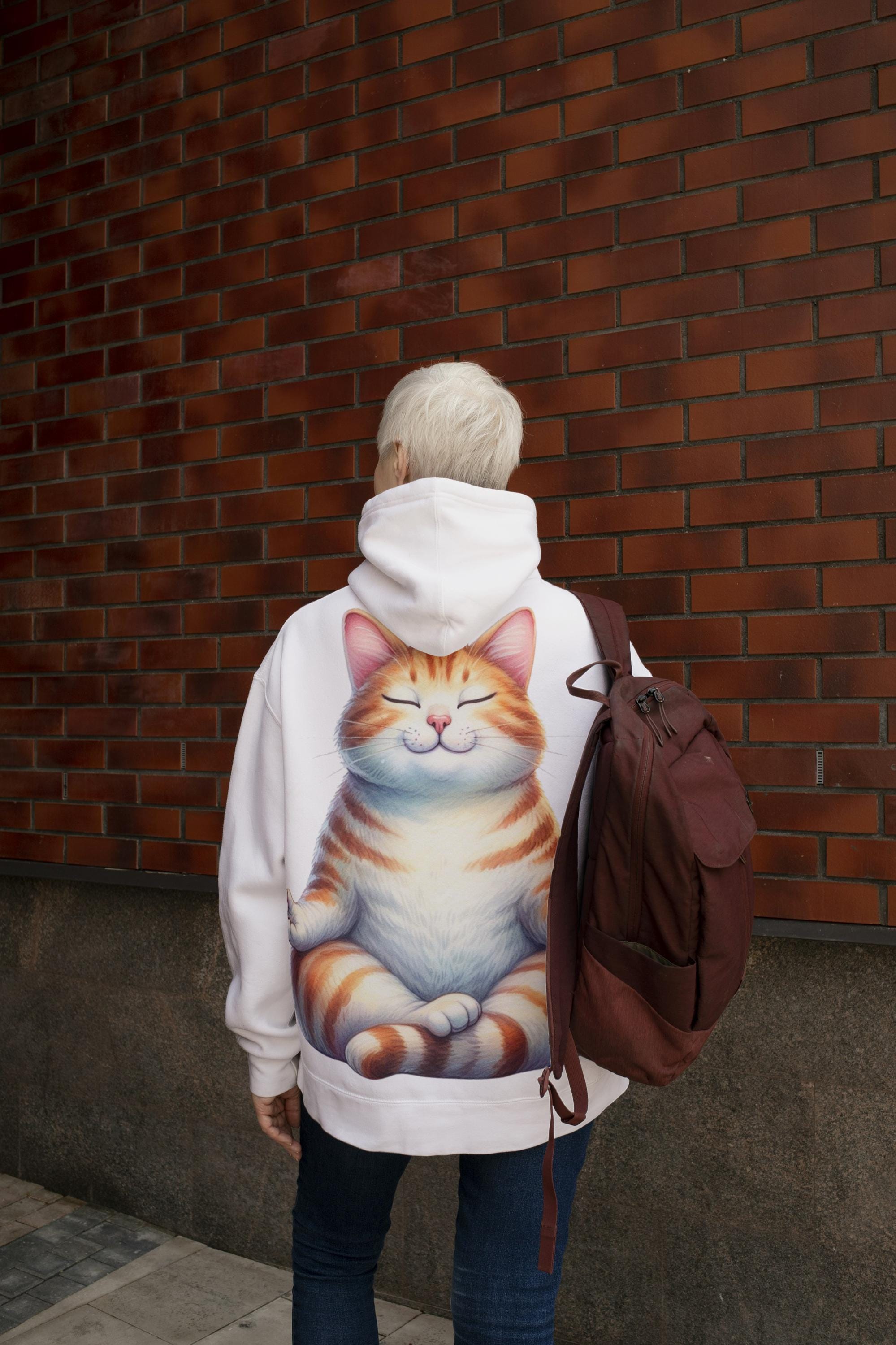 Zen Kitty Pngs | Spiritual Cat | Cute Meditation Graphics | Instant ...