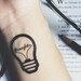 Light Bulb Temporary Fake Tattoo Sticker (set of 2) - Etsy
