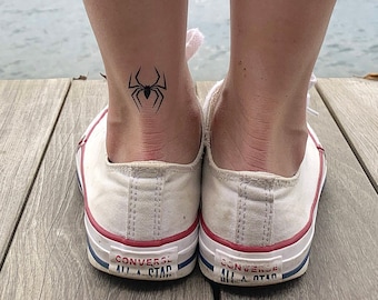 Spider Web Face Tattoo - Etsy