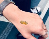 Grilled Cheese Temporary Tattoo Sticker set of 4 - Etsy