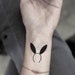 Bunny Ears Temporary Tattoo Sticker (set of 2) - Etsy
