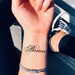 Brian Name Temporary Tattoo Sticker (set of 2) - Etsy