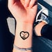 Heart Butt Temporary Tattoo Sticker (set of 2) - Etsy