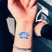 Blue Lotus Temporary Tattoo Sticker (set of 2) - Etsy