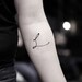 Letter L Temporary Fake Tattoo Sticker set of 2 - Etsy
