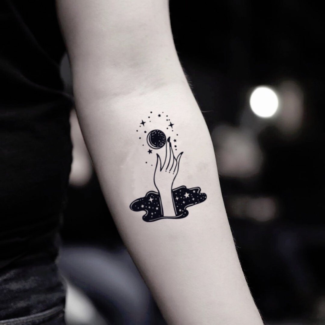 Magic Hand Temporary Fake Tattoo Sticker (set of 2) - Etsy
