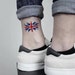 Union Jack Temporary Fake Tattoo Sticker (set of 2) - Etsy