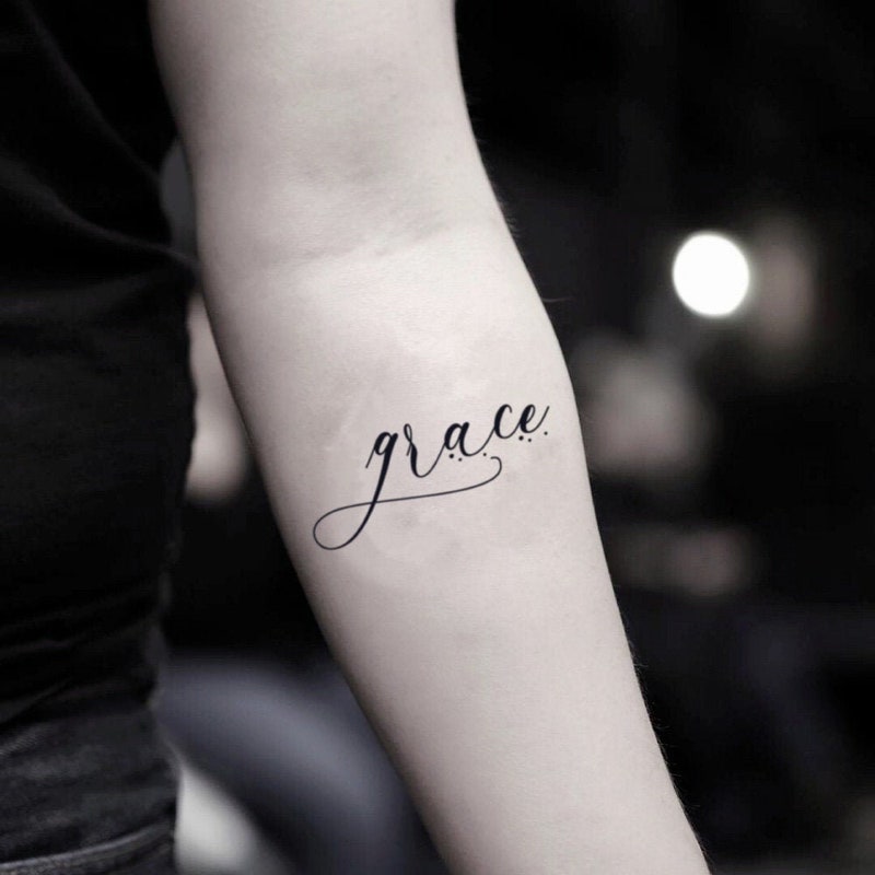 Grace Tattoo - Etsy