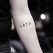 1975 Temporary Fake Tattoo Sticker set of 4 - Etsy