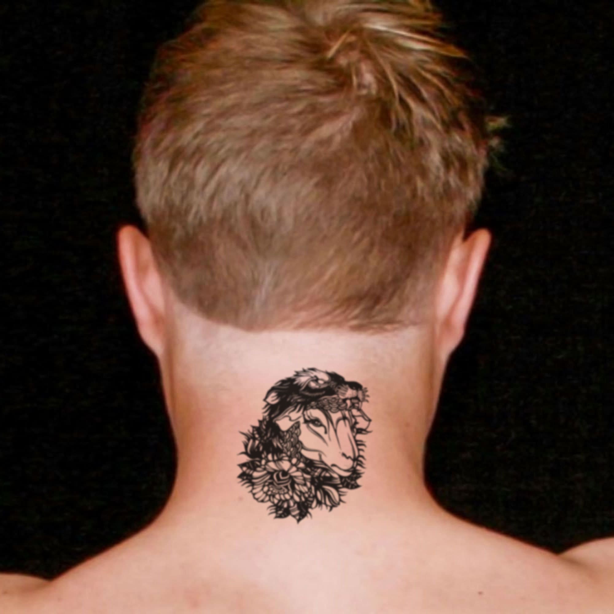 Wolf in Sheep's Clothing Temporary Tattoo Sticker set of 2 - Etsy