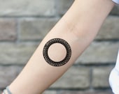 Roulette Wheel Temporary Tattoo Sticker set of 2 - Etsy