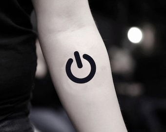 Power Symbol Tattoo - Etsy Australia