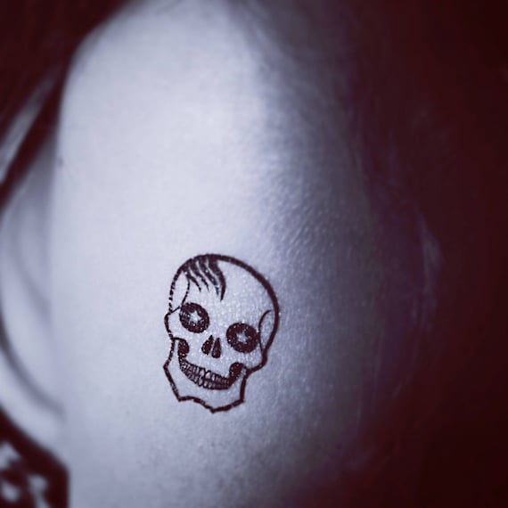 Small Simple Skull Tattoos
