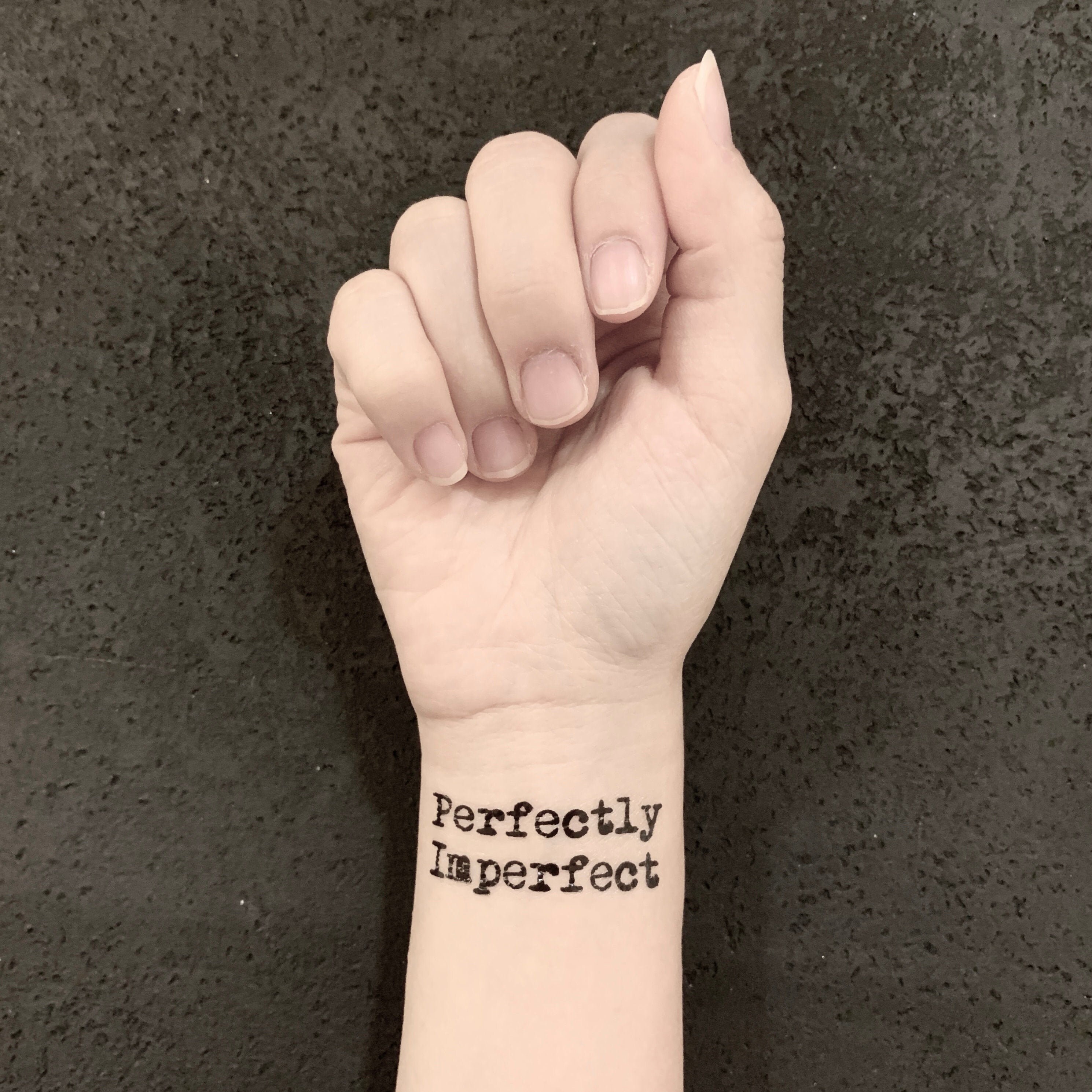 Perfectly Imperfect Wrist Tattoo