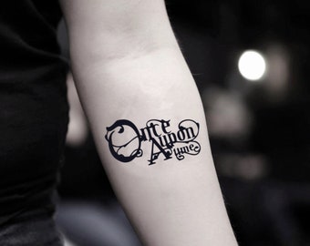 Once Fake Tattoo - Etsy