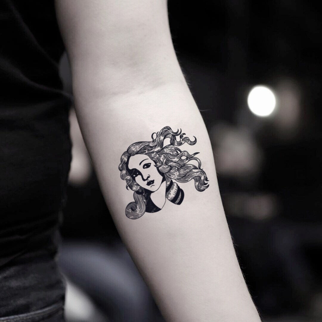 Venus Temporary Fake Tattoo Sticker set of 2 - Etsy