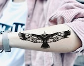 Condor Temporary Tattoo Sticker set of 2 - Etsy