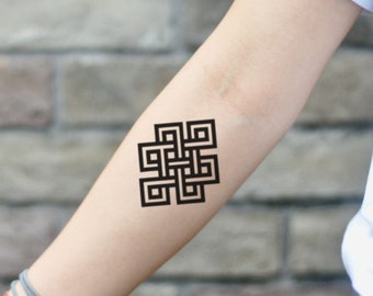 Endless Knot Tattoo | Etsy