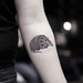Armadillo Temporary Fake Tattoo Sticker set of 2 - Etsy