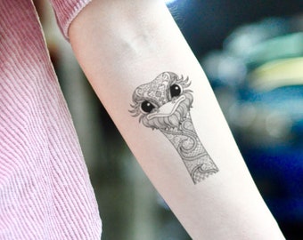 Emu Tattoo - Etsy
