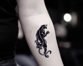 Alpha Wolf Temporary Tattoo Sticker set of 2 - Etsy