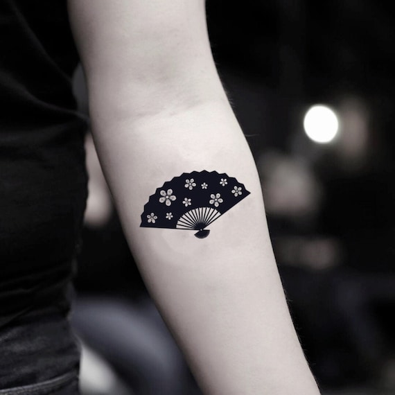 Japanese Fan Tattoo Designs 40+ Cute Cherry Blossom Tattoo Design
