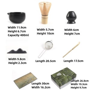 Ceramic Matcha Tea Set With Spoutjapanese Tea Set - Etsy