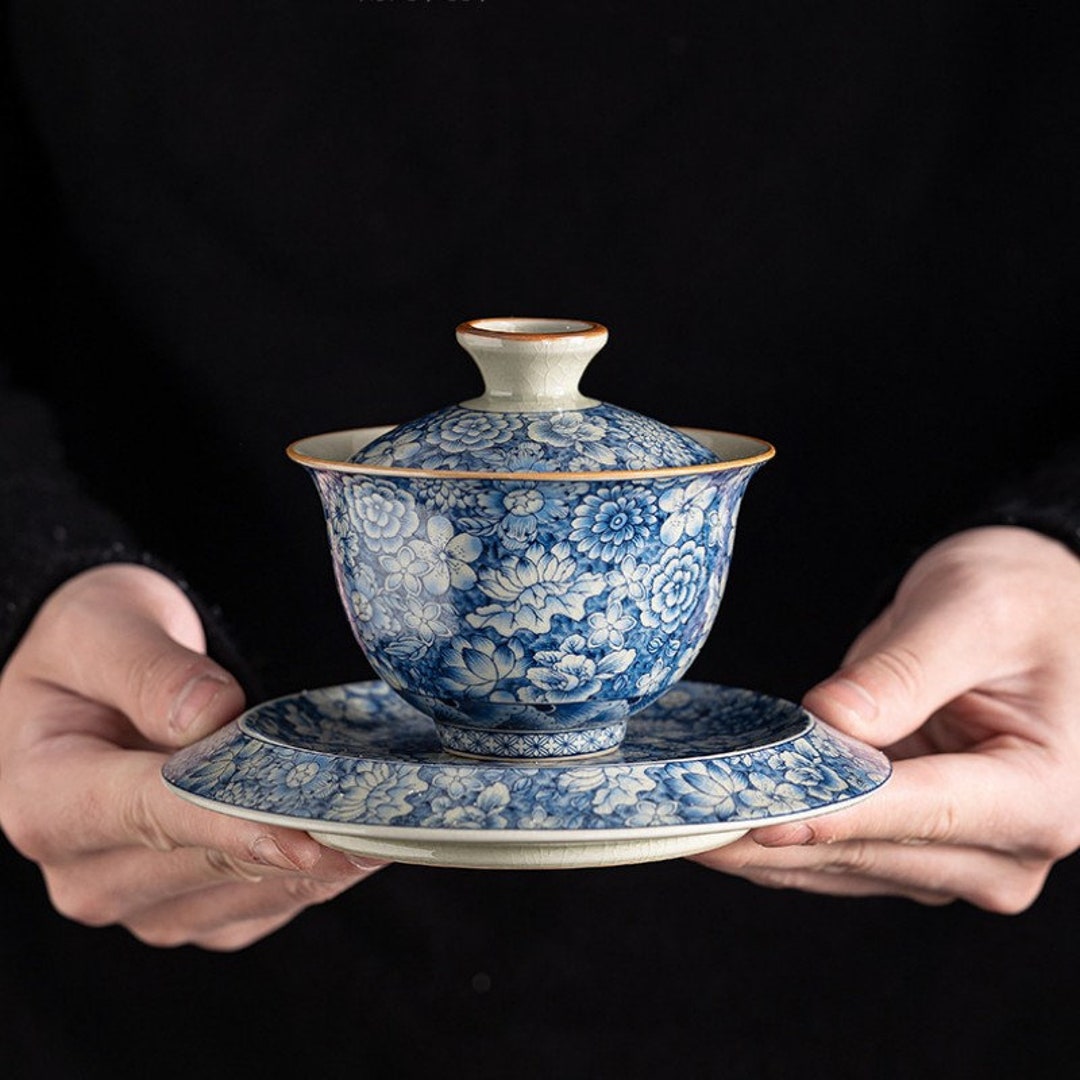 Celadon Gaiwan Tea Setporcelain Gaiwan Setkung Fu Tea Set - Etsy