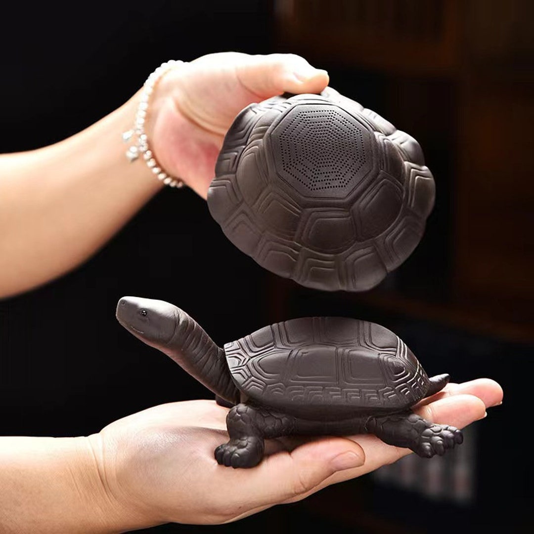 Purple Clay Tea Pet Turtle With Filter - Etsy