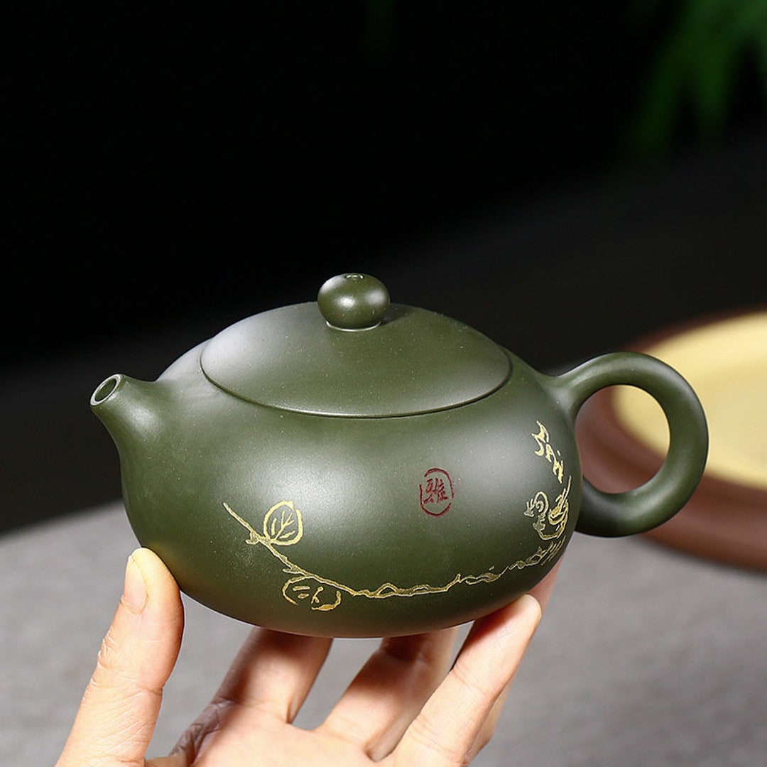 Green Mud Tea Potkung Fu Teapotyixing Zisha Teapot 260ml - Etsy