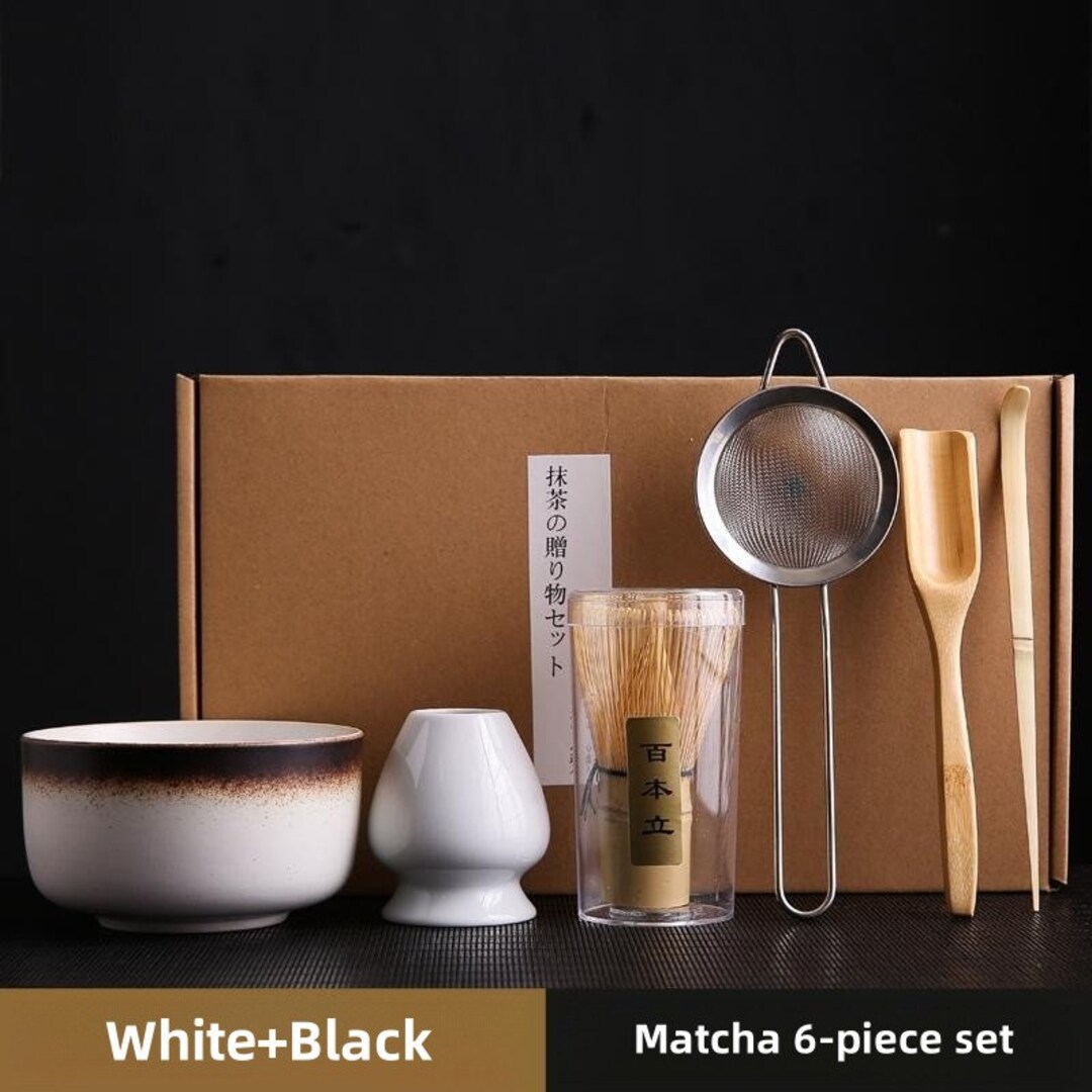 Ceramic Matcha Tea Set With Bamboo Whiskmatcha Set With Chasen - Etsy