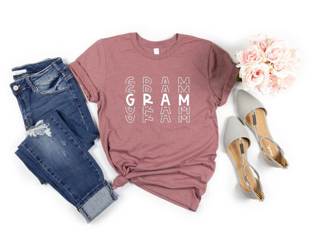 Gram Shirt Gram Gift Shirts for Gram Cute Gram Shirts Mother's Day Gift ...