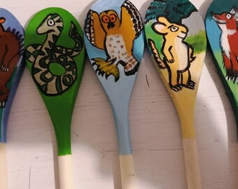 The Gruffalo Story Spoons - Etsy UK