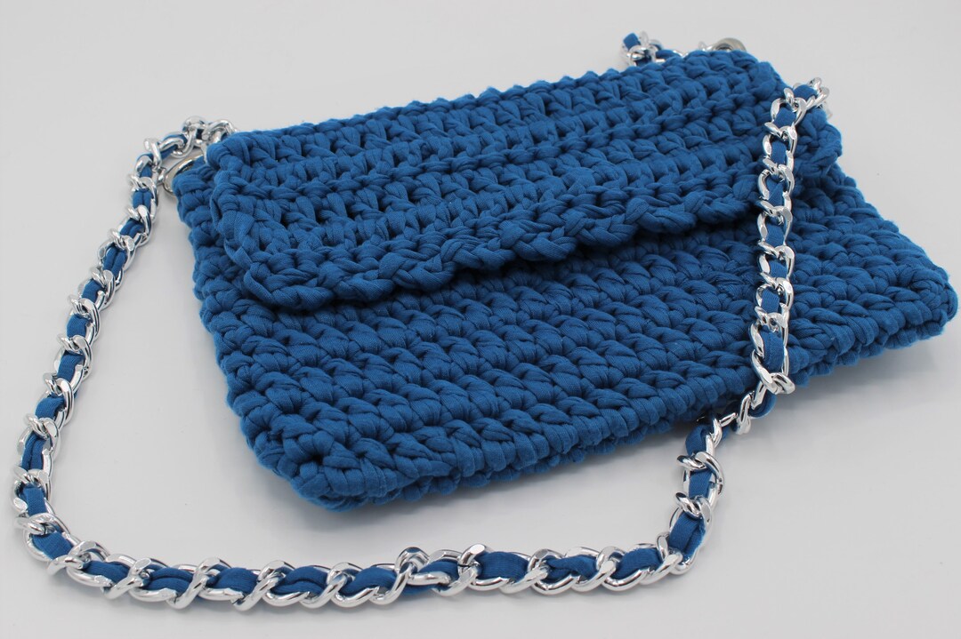 Sacha Handbag in Crocodile and Chain. - Etsy