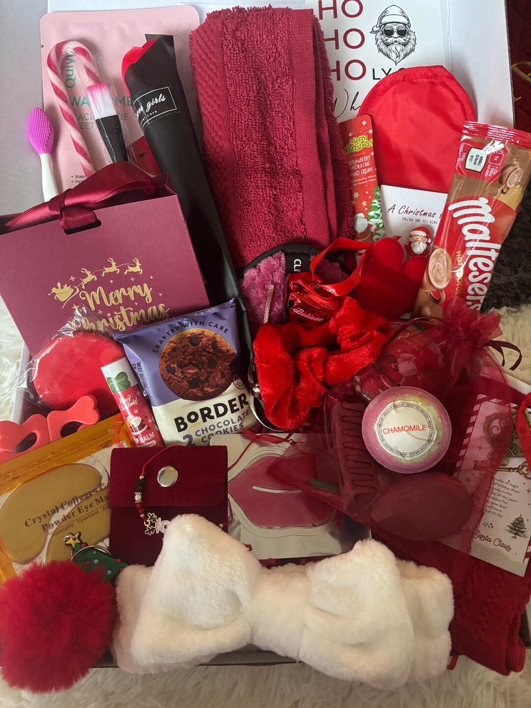 Christmas Pamper Hamper, Festive Hamper, Secret Santa Gift, Stocking ...