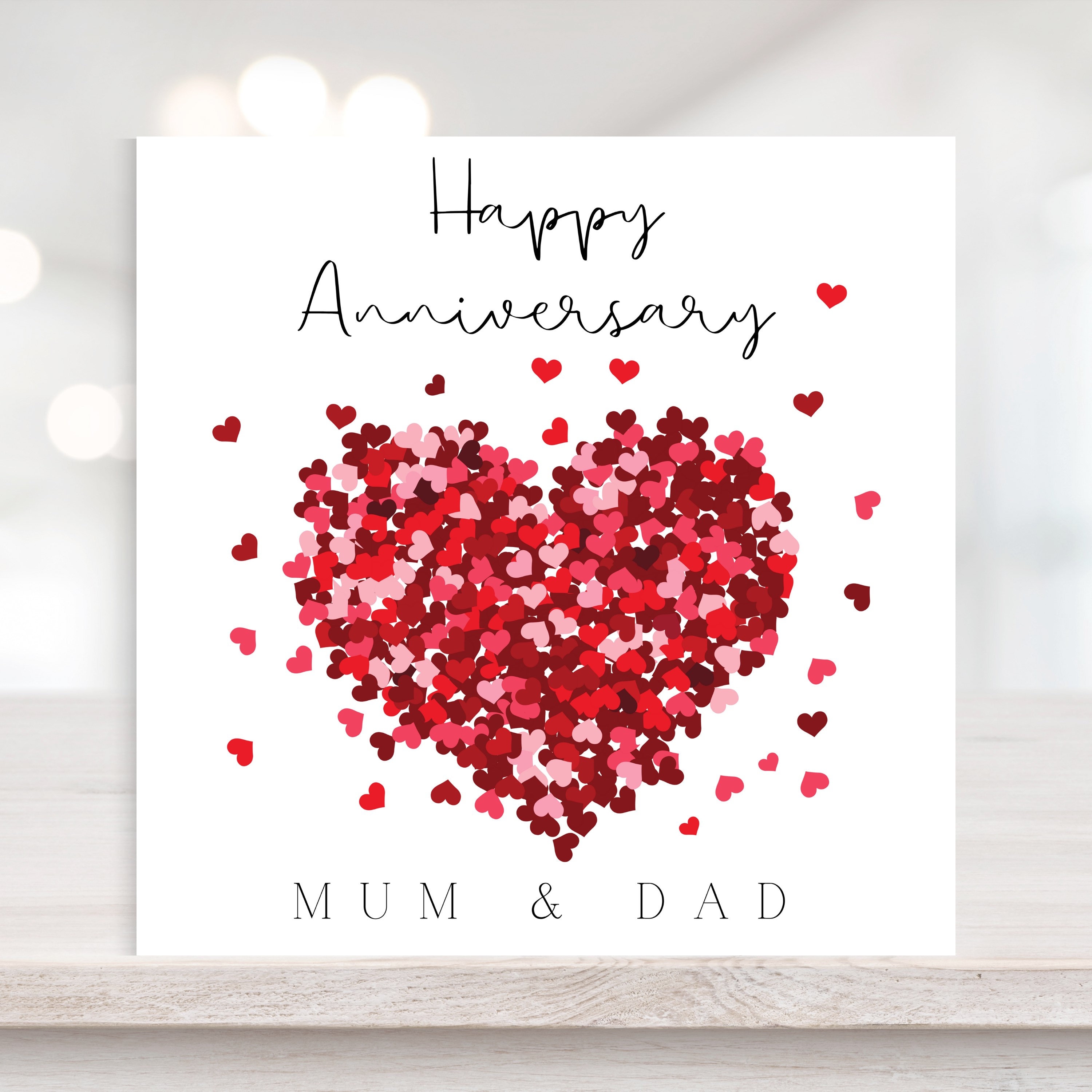 Anniversary Card Designs For Parents